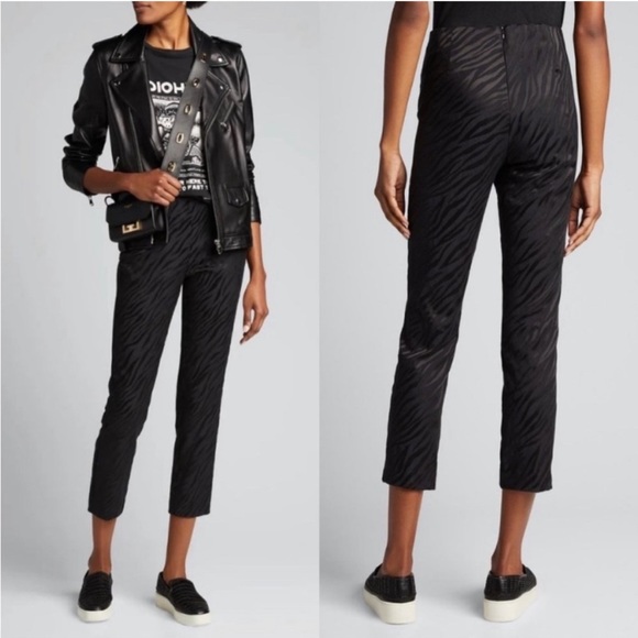 rag & bone | Pants & Jumpsuits | Rag Bone Simone Zebra Jacquard Slim Crop Pants | Poshmark